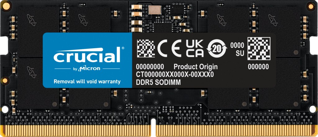 PSK MEGA STORE - Crucial SORAM D5 5600 24GB CL46 - 24 GB memoria 1 x 24 GB DDR5 5600 MHz Data ...